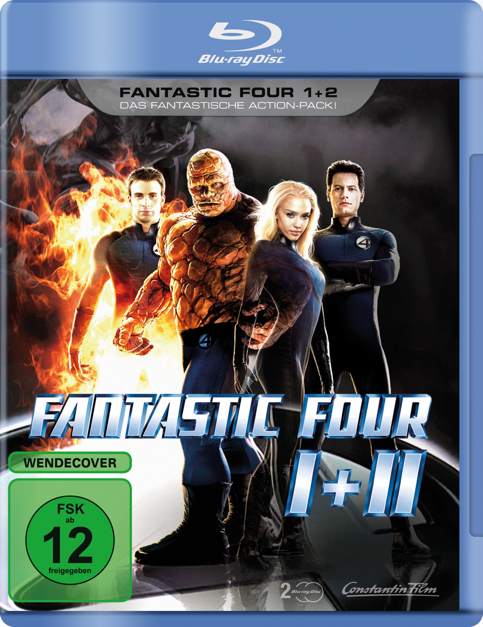 Fantastic Four / Fantastic Four - Rise of the Silver Surfer Blu-ray ...