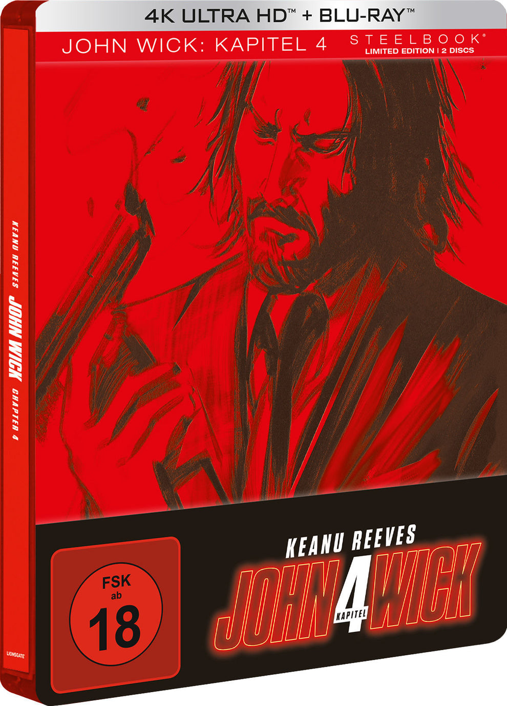 John Wick: Kapitel 4 4K UHD + Blu-ray (Lim. Steelbook) – LEONINE Studios